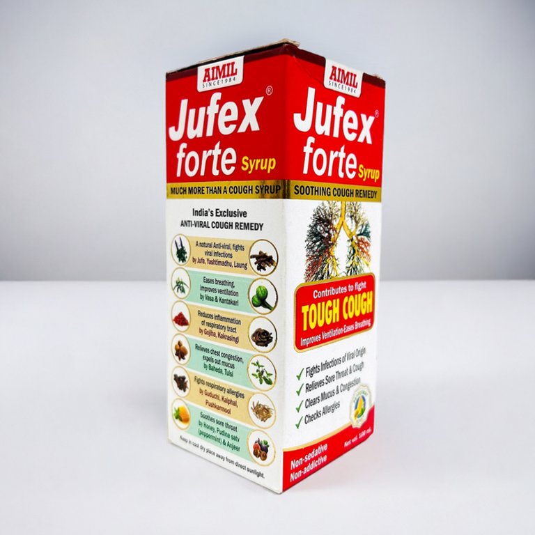 Aimil Jufex Forte Syrup 100ml – Herbal Blend with Natural Ingredients ...