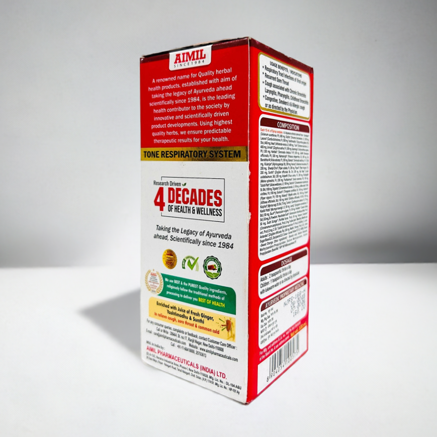 Aimil Jufex Forte Syrup 100ml – Herbal Blend with Natural Ingredients ...