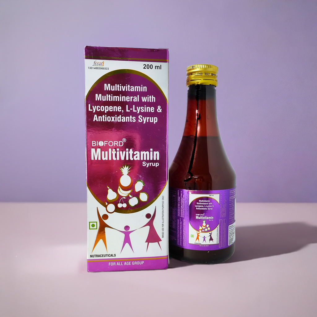 Bioford Multivitamin Syrup with Vitamins & Minerals – 200ml – ZEVIKA HEALTH