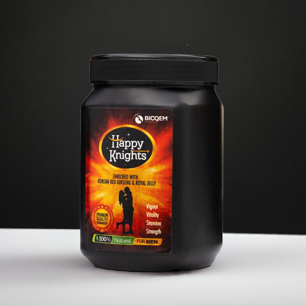 Bioqem Pharma Happy Knights for Men – Herbal Supplement with Natural ...